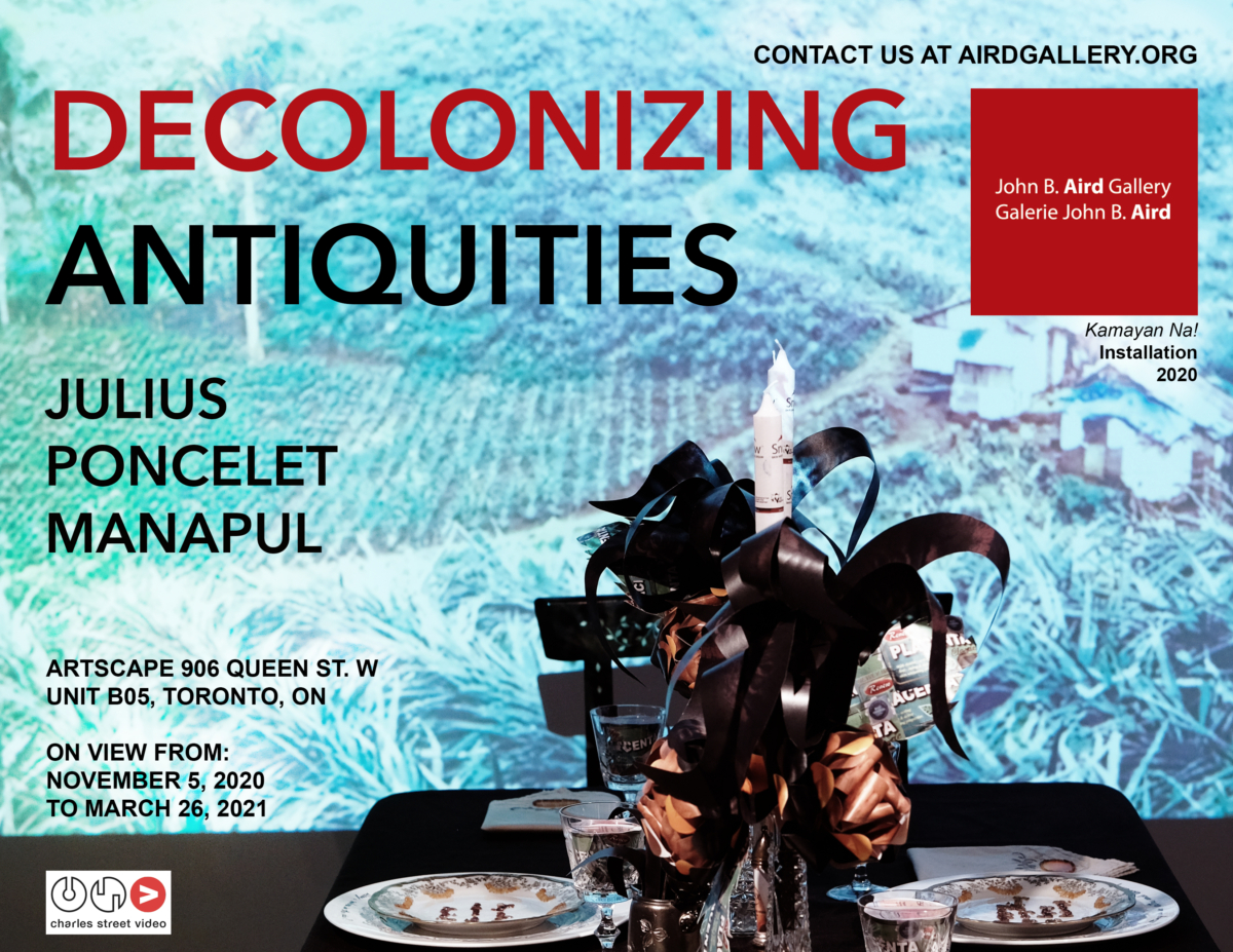 JULIUS PONCELET MANAPUL: DECOLONIZING ANTIQUITIES – John B. Aird Gallery